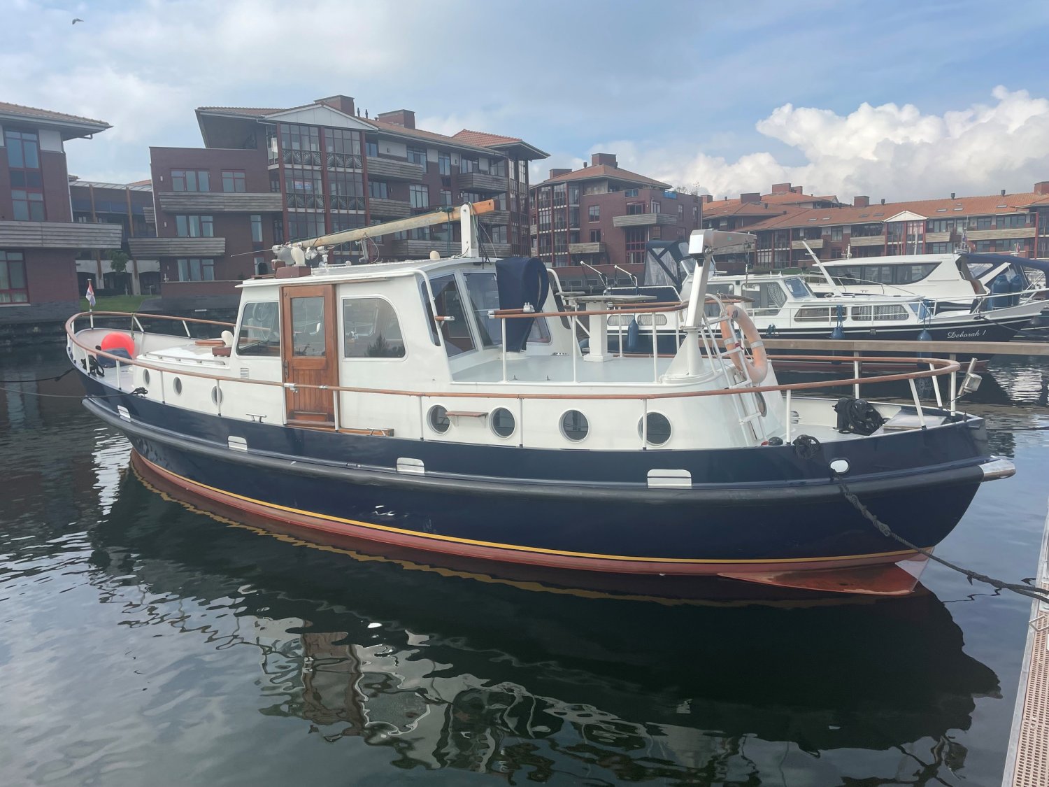 Valk Spitsgat Kotter boot te koop, Motorjacht, Staal, 1974, onder bod